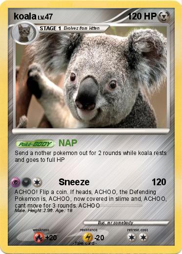 Pokémon koala 652 652 - NAP - My Pokemon Card