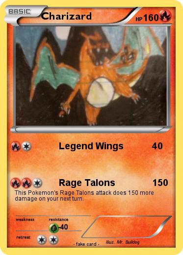 Pokémon Charizard 8477 8477 - Legend Wings - My Pokemon Card