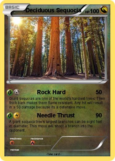 Pokémon Deciduous Sequocia - Rock Hard - My Pokemon Card