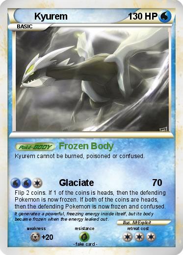 Pokémon Kyurem 991 991 - Frozen Body - My Pokemon Card