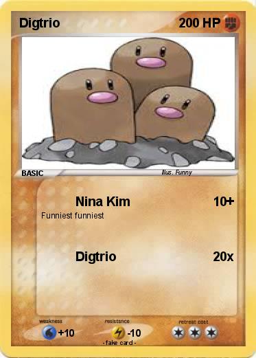 Pokémon Digtrio 2 2 - Nina Kim - My Pokemon Card