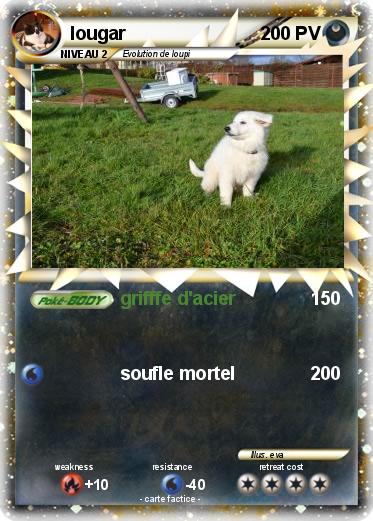 Pokémon lougar 1 1 - grifffe d'acier - Ma carte Pokémon