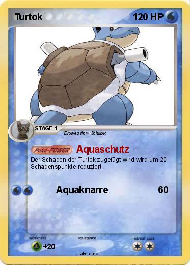 Pokémon Turtok 22 22 - Aquaschutz - My Pokemon Card