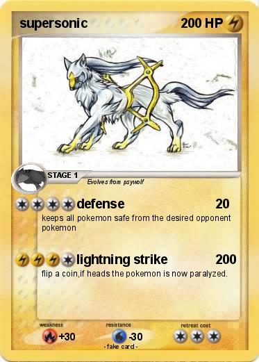 Pokémon supersonic 97 97 - defense - My Pokemon Card