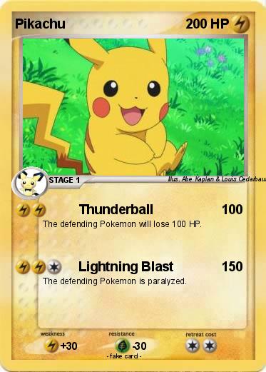Pokémon Pikachu 21566 21566 - Thunderball - My Pokemon Card