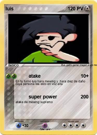 Pokémon luis 370 370 - atake - Mi carta pokémon