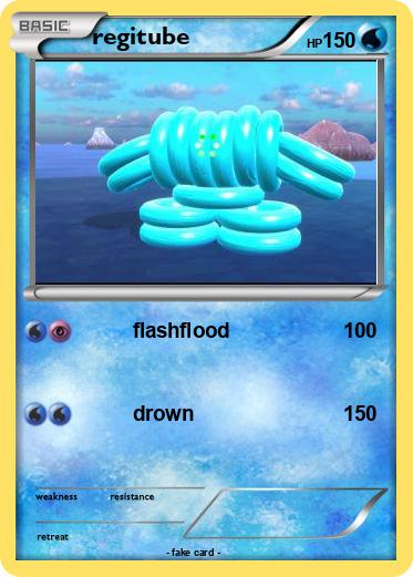 Pokémon regitube - flashflood - My Pokemon Card