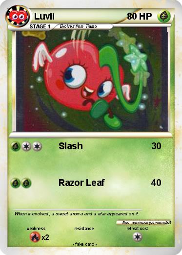 Pokémon Luvli 9 9 - Slash - My Pokemon Card