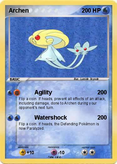 Pokémon Archen 46 46 - Agility - My Pokemon Card