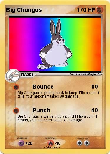 Pokémon Big Chungus 826 826 - Bounce - My Pokemon Card