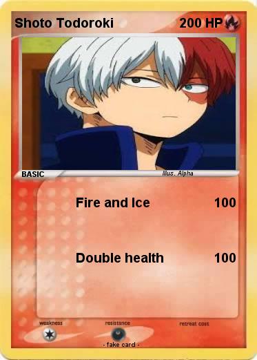 Pokémon Shoto Todoroki 9 9 - Fire and Ice - My Pokemon Card
