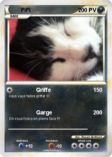 Pokémon FiFi 60 60 - Griffe - Ma carte Pokémon