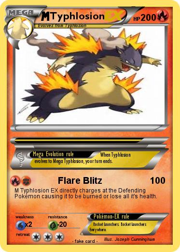 Pokémon Typhlosion 1176 1176 - Flare Blitz - My Pokemon Card