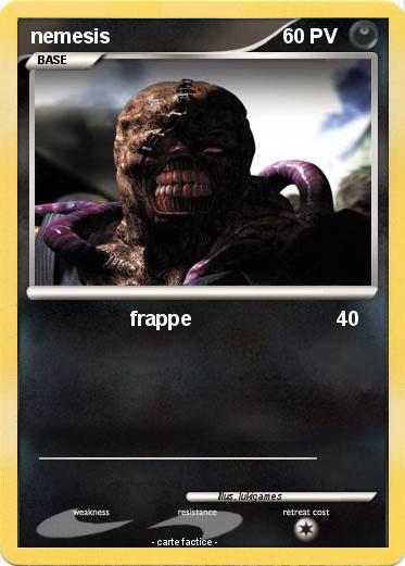 Pokémon nemesis 100 100 - frappe - Ma carte Pokémon