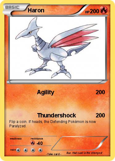 Pokémon Haron 5 5 - Agility - My Pokemon Card