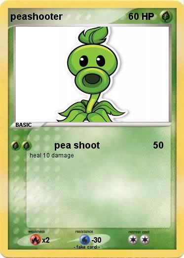 Pokémon peashooter 571 571 - pea shoot - My Pokemon Card