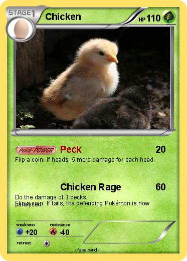 Pokémon Chicken 536 536 - Peck - My Pokemon Card