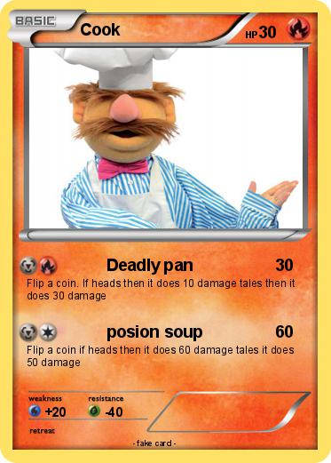 Pokémon Cook 73 73 - Deadly pan - My Pokemon Card