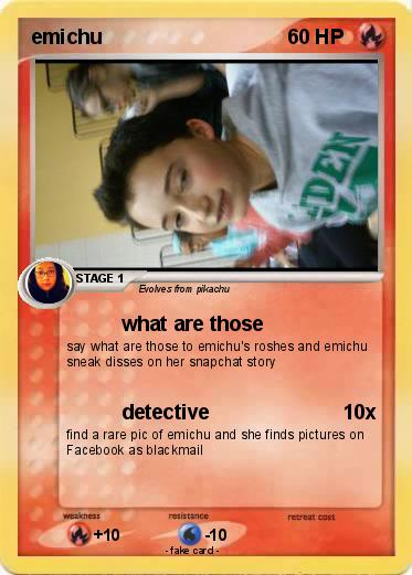 Pokémon emichu 3 3 - what are those - My Pokemon Card