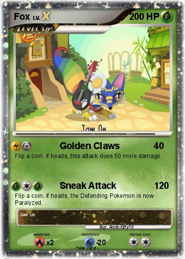 Pokémon Fox 761 761 - Golden Claws - My Pokemon Card