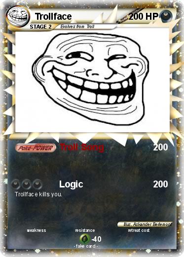 Pokémon Trollface 397 397 - Troll Song - My Pokemon Card