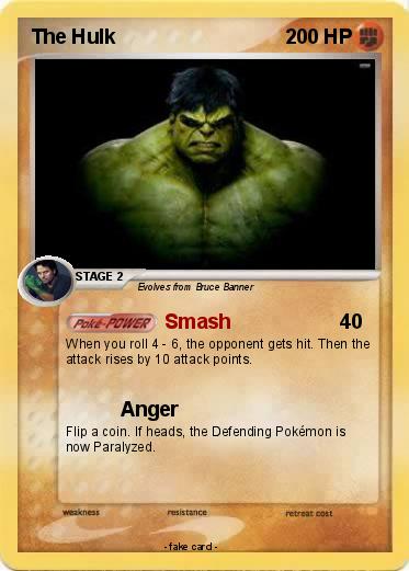 Pokémon The Hulk 74 74 - Smash - My Pokemon Card