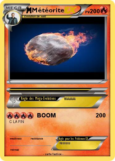 Pokémon Meteorite 59 59 - BOOM - Ma carte Pokémon