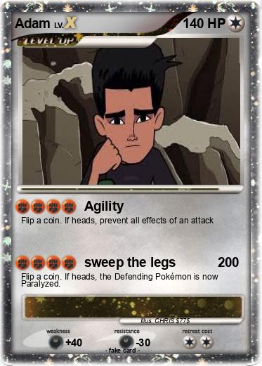 Pokémon Adam 1214 1214 - Agility - My Pokemon Card