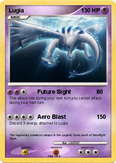 Pokémon Lugia 4694 4694 - Future Sight - My Pokemon Card