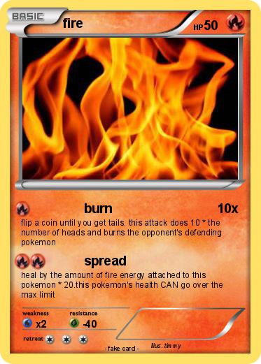 Pokémon fire 8143 8143 - burn - My Pokemon Card
