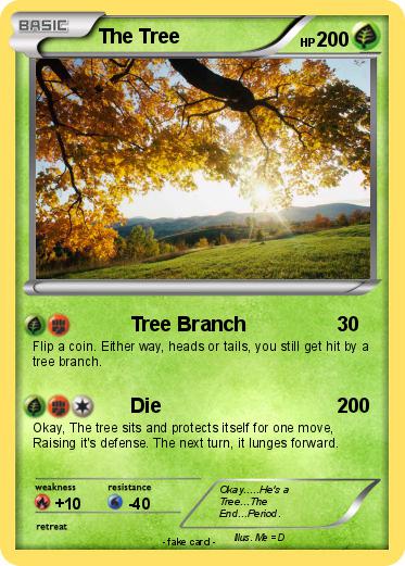 Pokémon The Tree 12 12 - Tree Branch - My Pokemon Card
