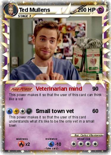 Pokémon Ted Mullens - Veterinarian mind - My Pokemon Card
