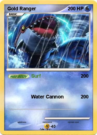 Pokémon Gold Ranger 31 31 - Surf - My Pokemon Card