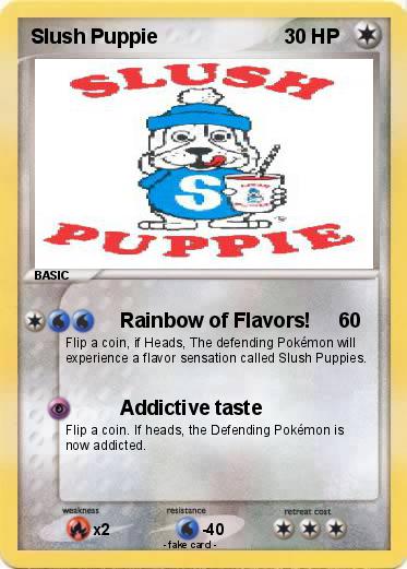 Pokémon Slush Puppie - Rainbow of Flavors! - My Pokemon Card