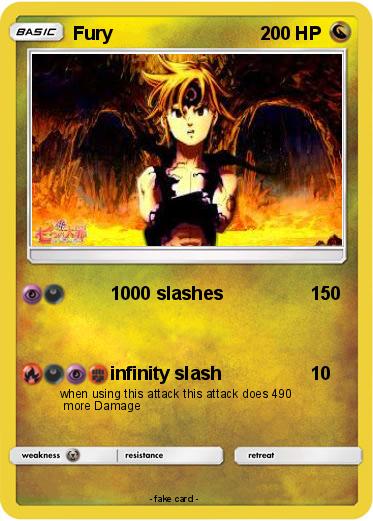 Pokémon Fury 174 174 - 1000 slashes - My Pokemon Card