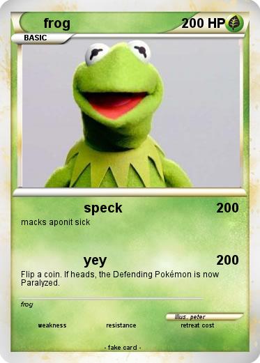 Pokémon frog 312 312 - speck - My Pokemon Card