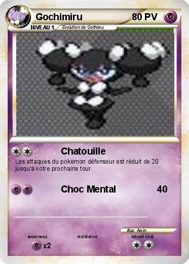 Pokémon Gochimiru - Chatouille - Ma carte Pokémon