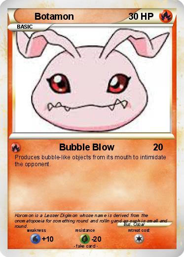 Pokémon Koromon 40 40 - Bubble Blow - My Pokemon Card