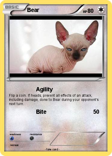 Pokémon Bear 439 439 - Agility - My Pokemon Card