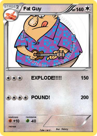 Pokémon Fat Guy 205 205 - EXPLODE!!!!! - My Pokemon Card