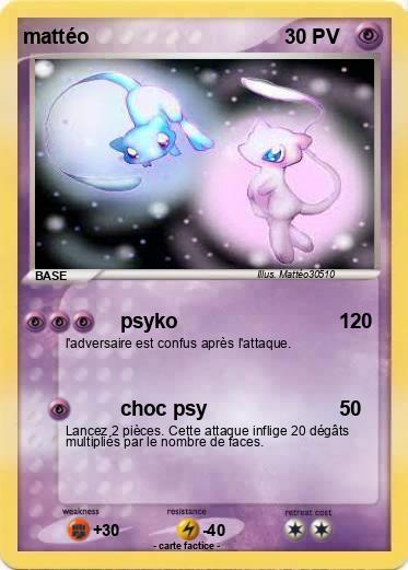 Pokémon matteo 395 395 - psyko - Ma carte Pokémon