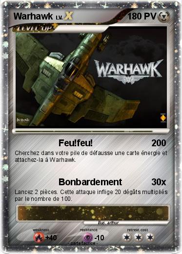 Pokémon Warhawk 3 3 - Feu!feu! - Ma carte Pokémon