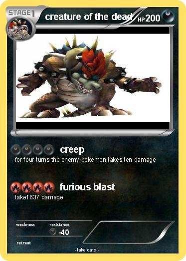 Pokémon creature of the dead 1 1 - creep - My Pokemon Card