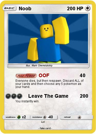 Pokémon Noob 1218 1218 - OOF - My Pokemon Card