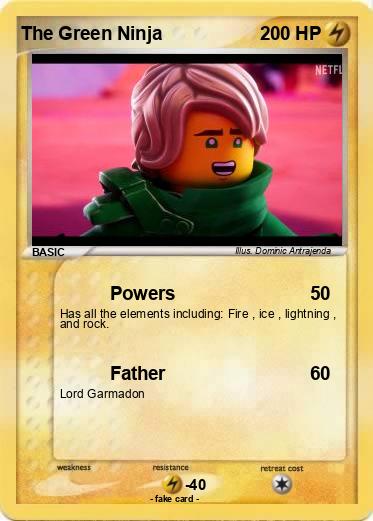 Pokémon The Green Ninja 51 51 - Powers - My Pokemon Card