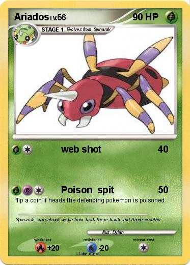 Pokémon Ariados 9 9 - web shot - My Pokemon Card