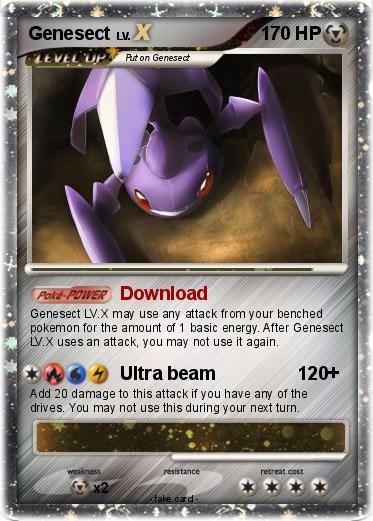 Pokémon Genesect 683 683 - Download - My Pokemon Card
