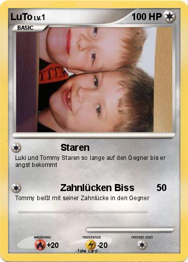 Pokémon LuTo 1 1 - Staren - My Pokemon Card