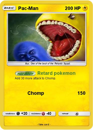 Pokémon Pac Man 762 762 - Retard pokemon - My Pokemon Card