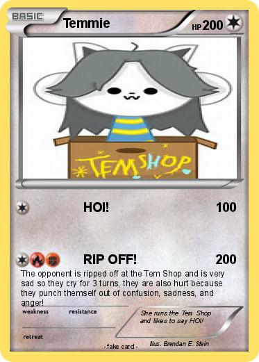Pokémon Temmie 172 172 - HOI! - My Pokemon Card